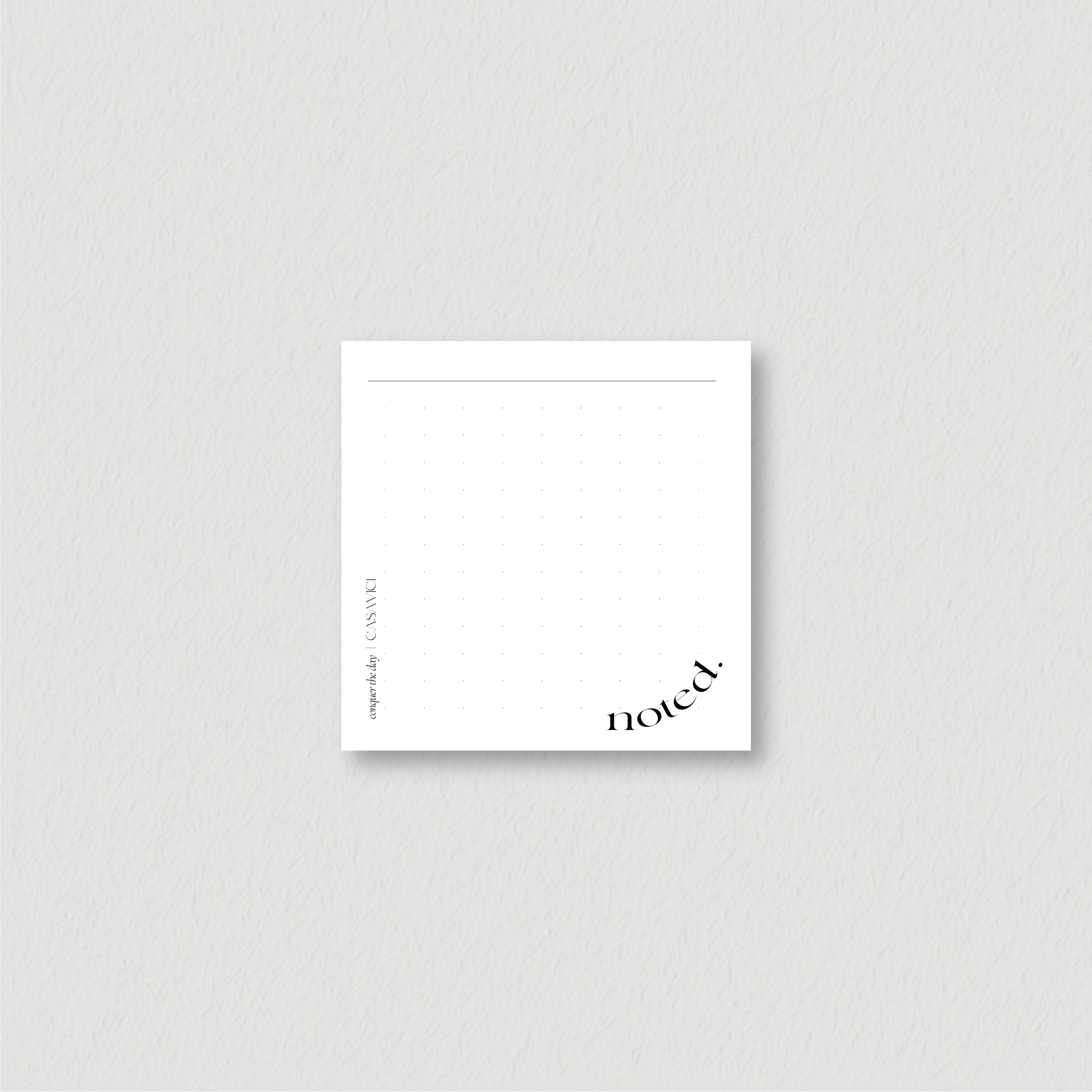 Noted Sticky Notes | Dot Grid – CASAVICI